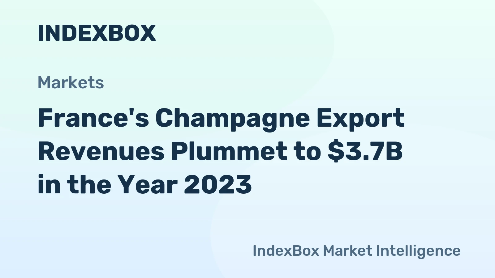 France's Champagne Export Revenues Plummet to $3.7B in the Year 2023