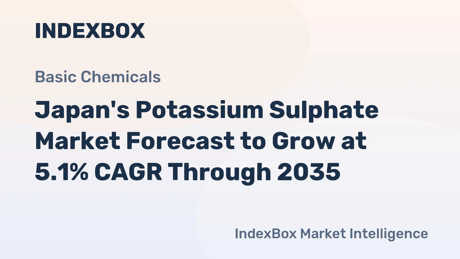 Japan's Potassium Sulphate Market Forecast to Grow at 5.1% CAGR Through 2035