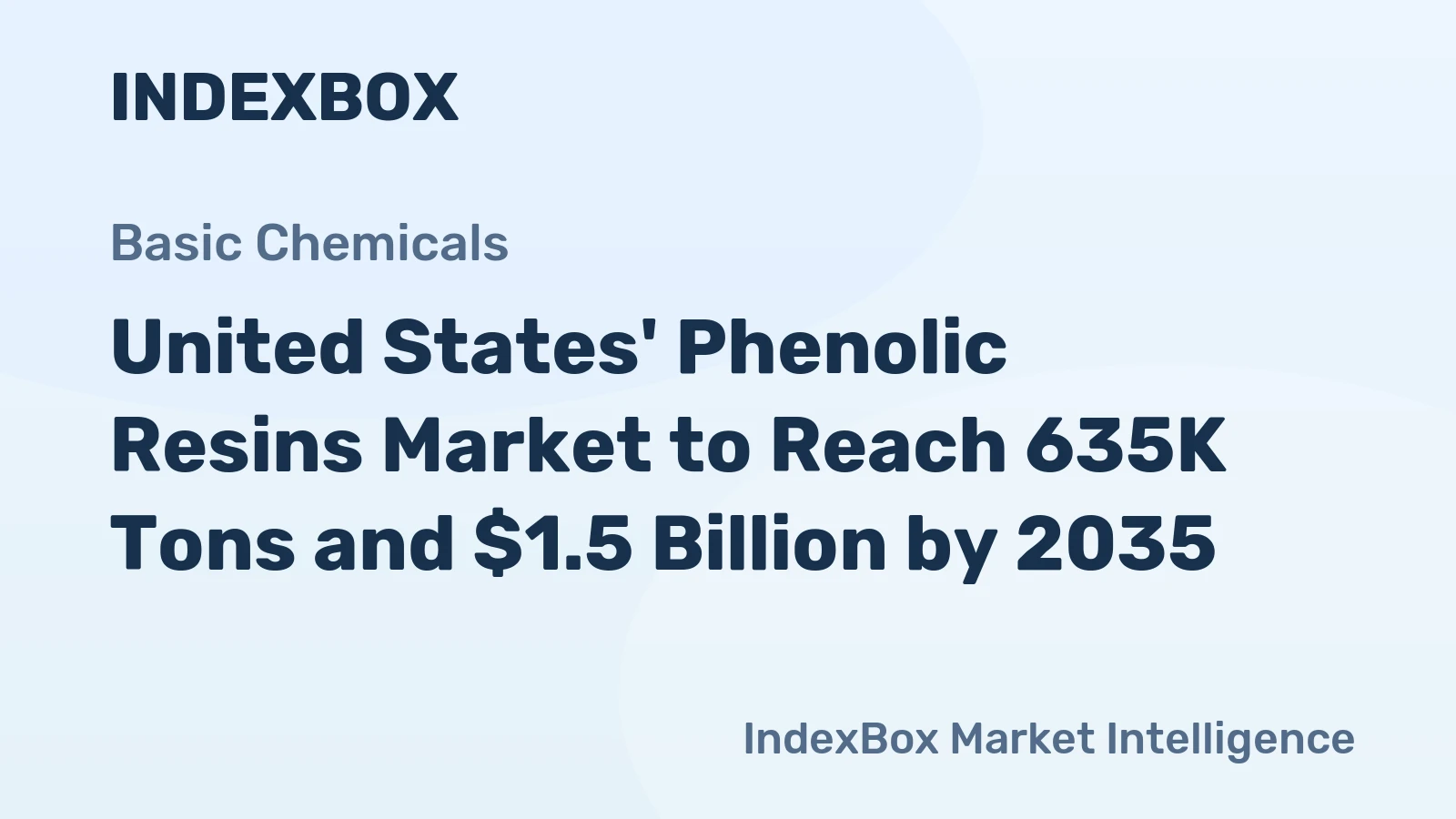 United States' Phenolic Resins Market to Reach 635K Tons and $1.5 Billion by 2035