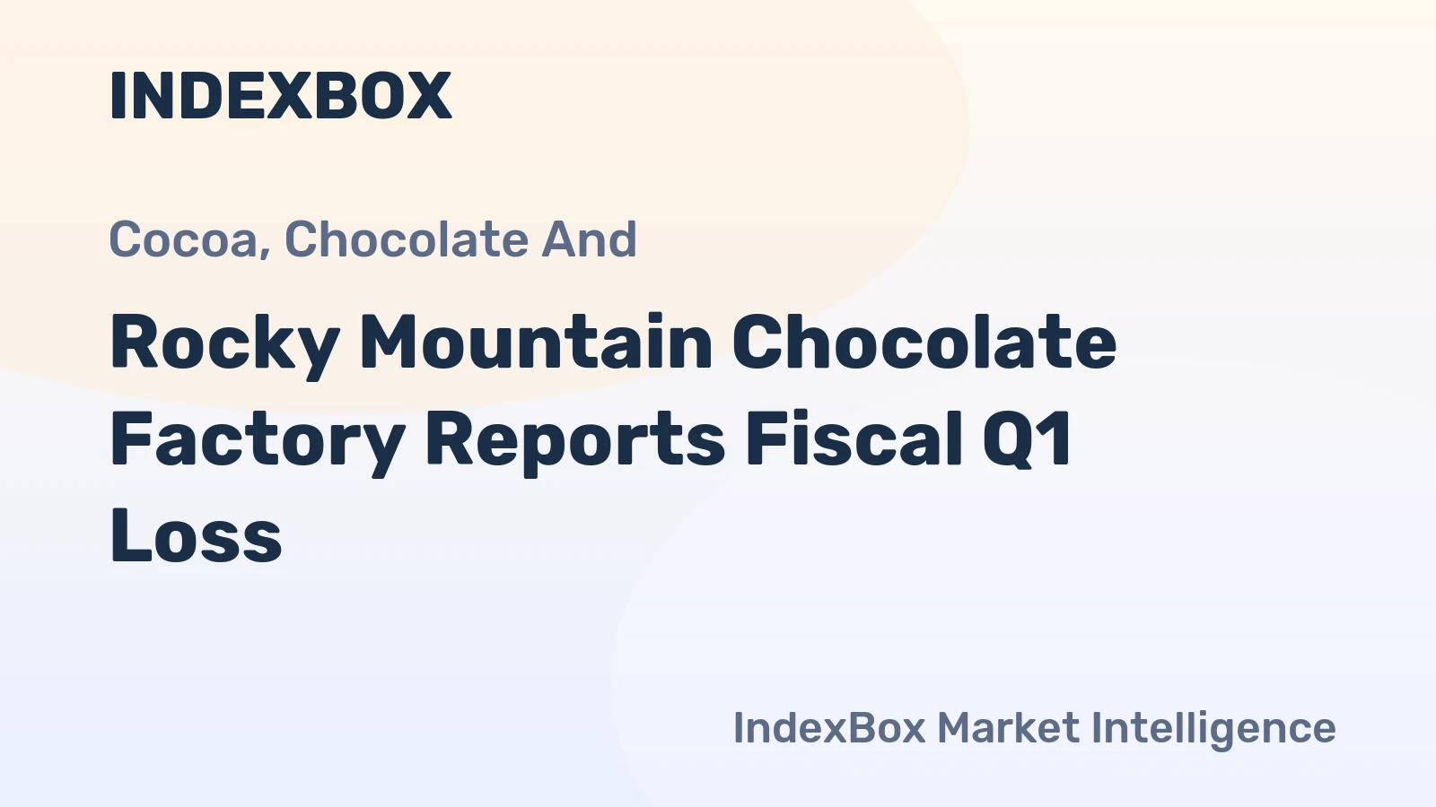 Rocky Mountain Chocolate Factory Reports Fiscal Q1 Loss