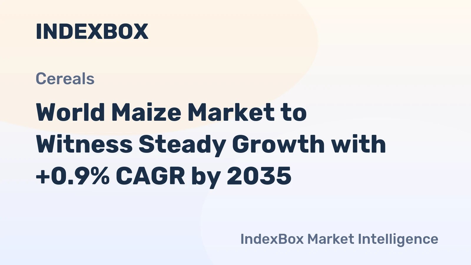 World Maize Market to Witness Steady Growth with +0.9% CAGR by 2035