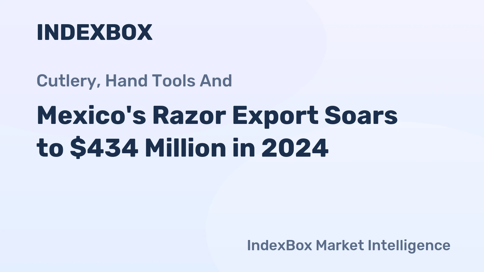 Mexico's Razor Export Soars to $434 Million in 2024