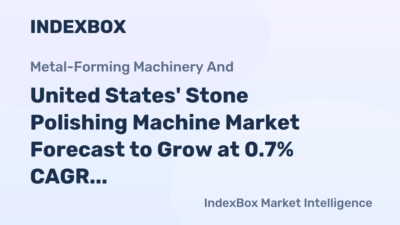United States' Stone Polishing Machine Market Forecast to Grow at 0.7% CAGR Through 2035