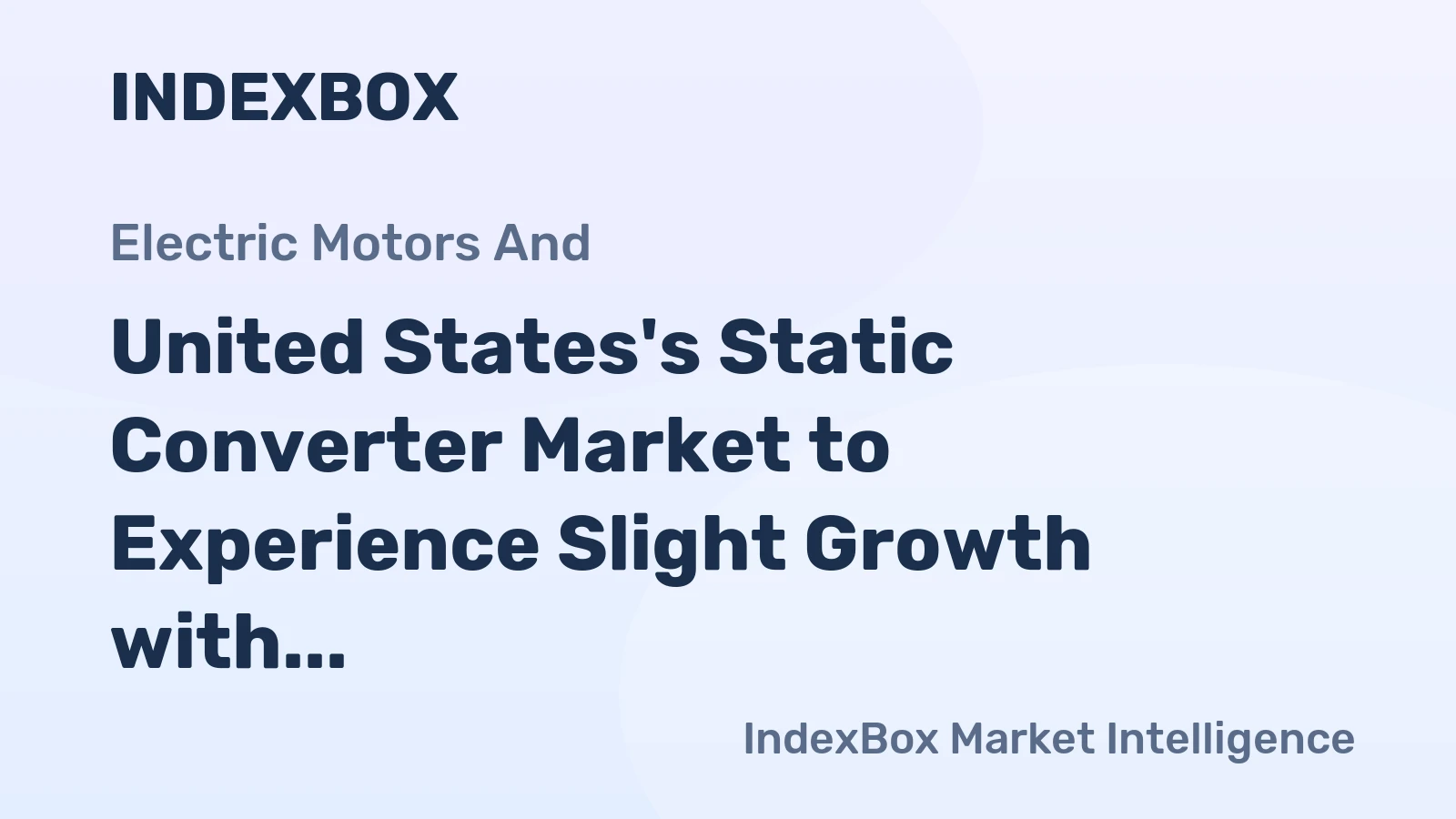 United States's Static Converter Market to Experience Slight Growth with CAGR of +0.3% from 2024-2035