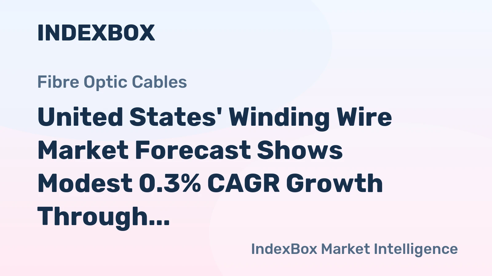 United States' Winding Wire Market Forecast Shows Modest 0.3% CAGR Growth Through 2035
