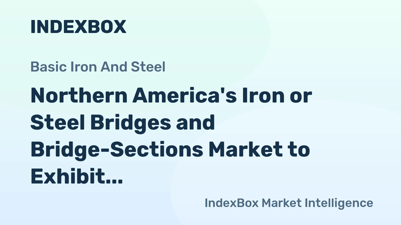 Northern America's Iron or Steel Bridges and Bridge-Sections Market to Exhibit +4.1% CAGR Growth Through 2035