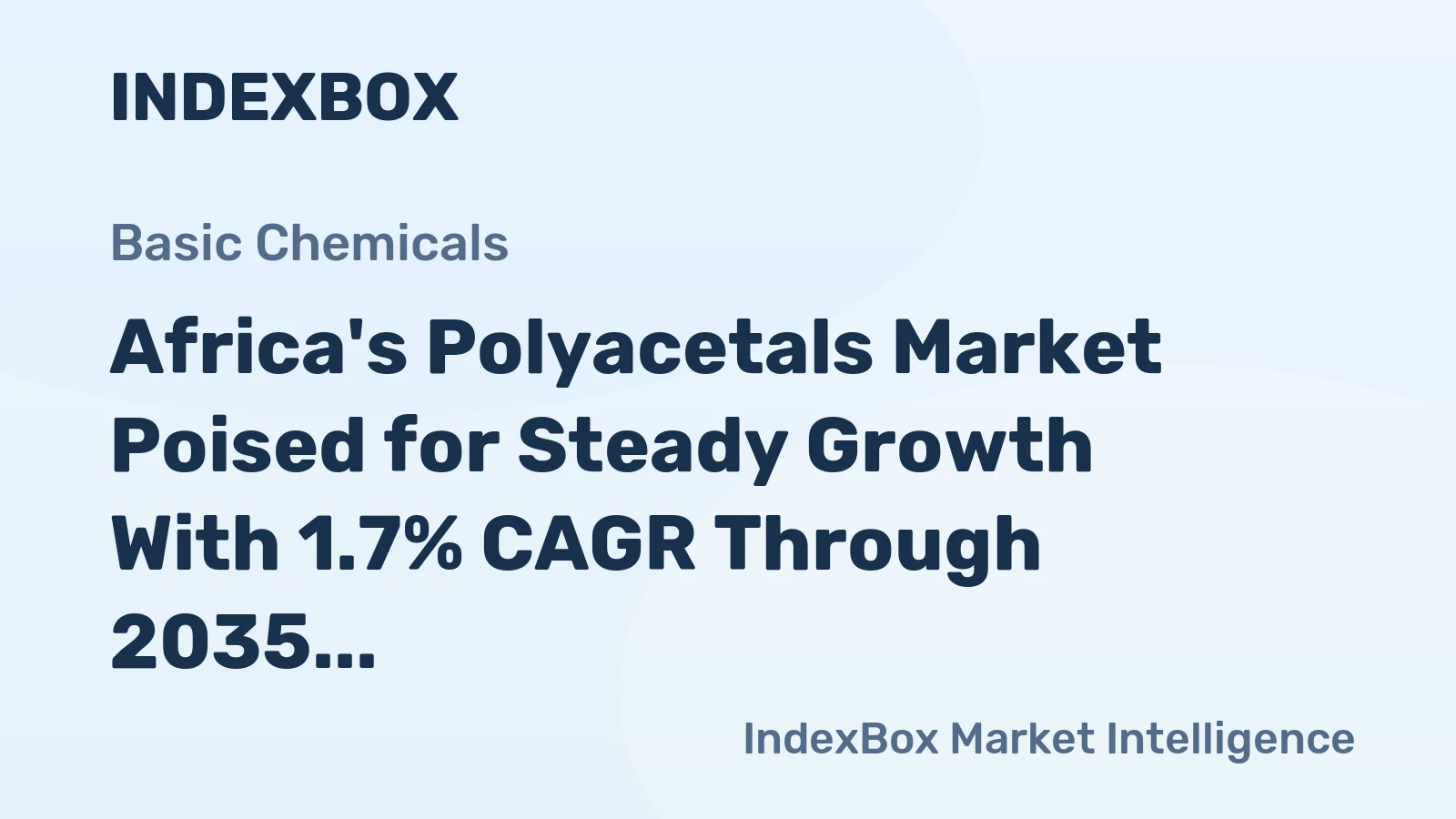 Africa's Polyacetals Market Poised for Steady Growth With 1.7% CAGR Through 2035