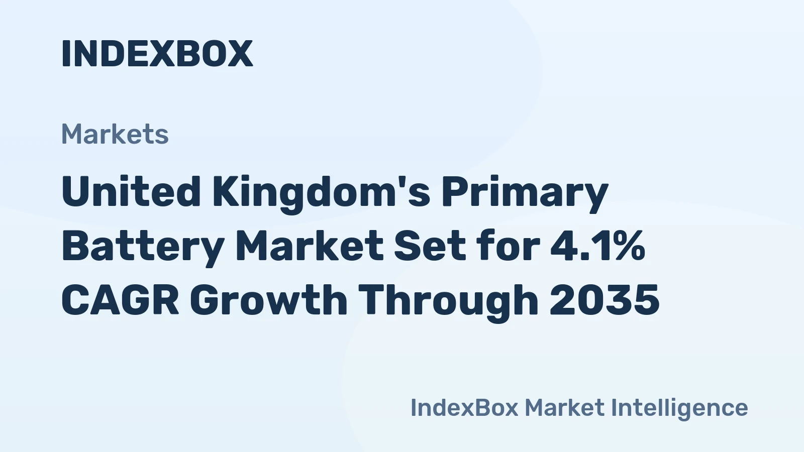 United Kingdom's Primary Battery Market Set for 4.1% CAGR Growth Through 2035