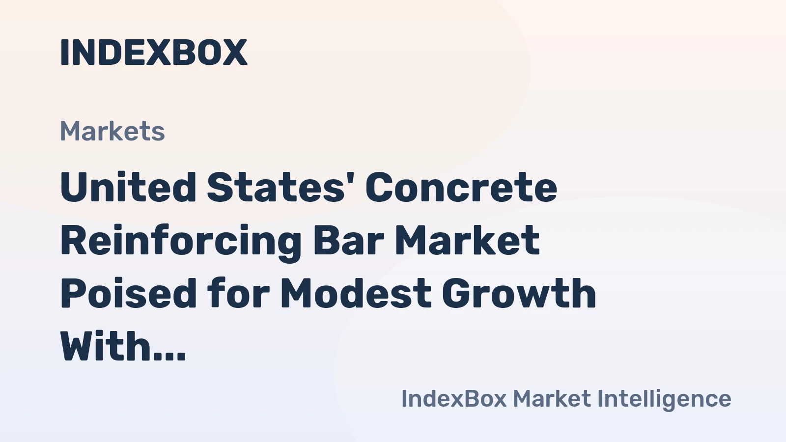 United States' Concrete Reinforcing Bar Market Poised for Modest Growth With 05% Volume CAGR Through 2035