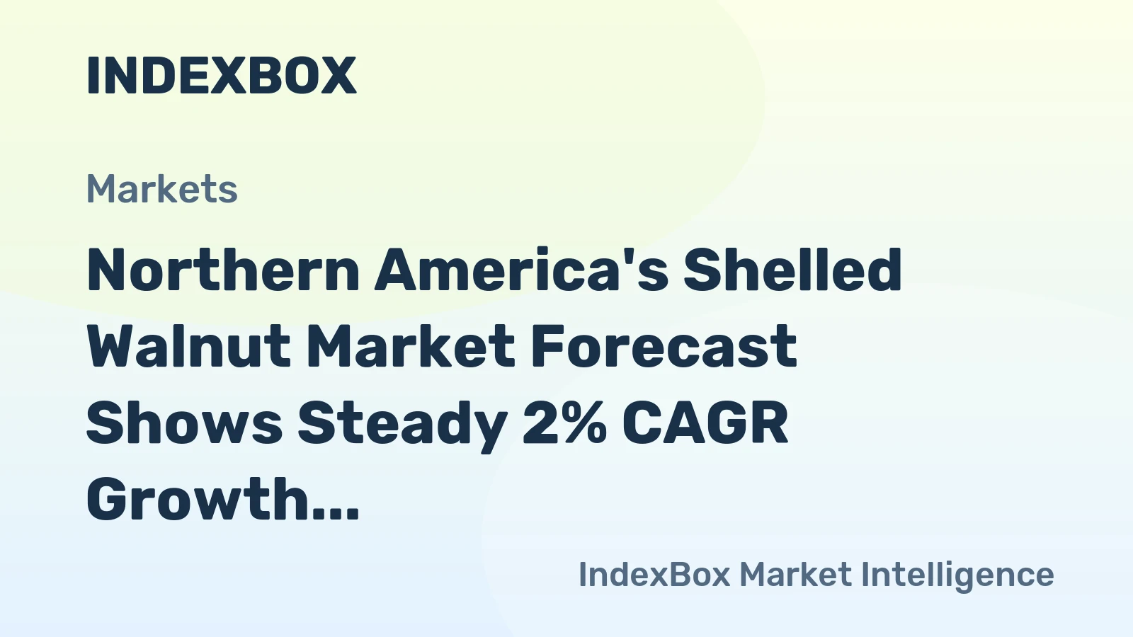 Northern America's Shelled Walnut Market Forecast Shows Steady 2% CAGR Growth Through 2035