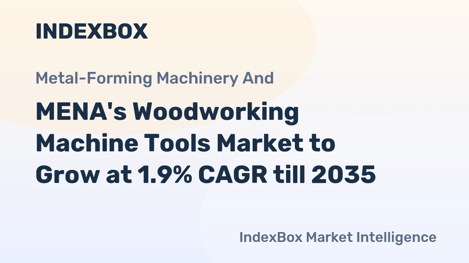 MENA's Woodworking Machine Tools Market to Grow at 1.9% CAGR till 2035