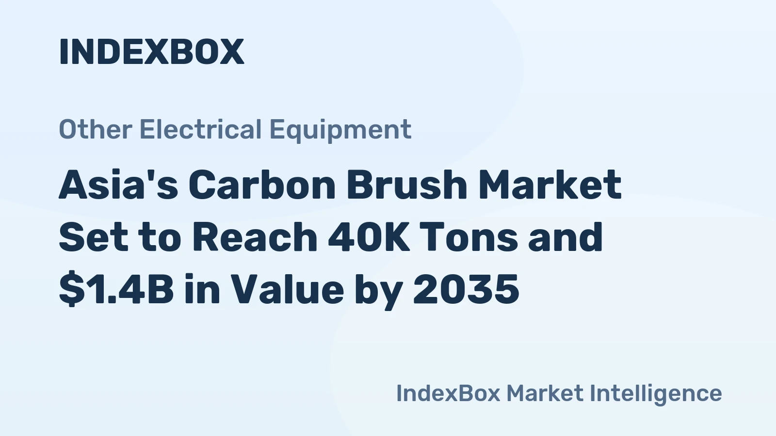 Asia's Carbon Brush Market Set to Reach 40K Tons and $1.4B in Value by 2035