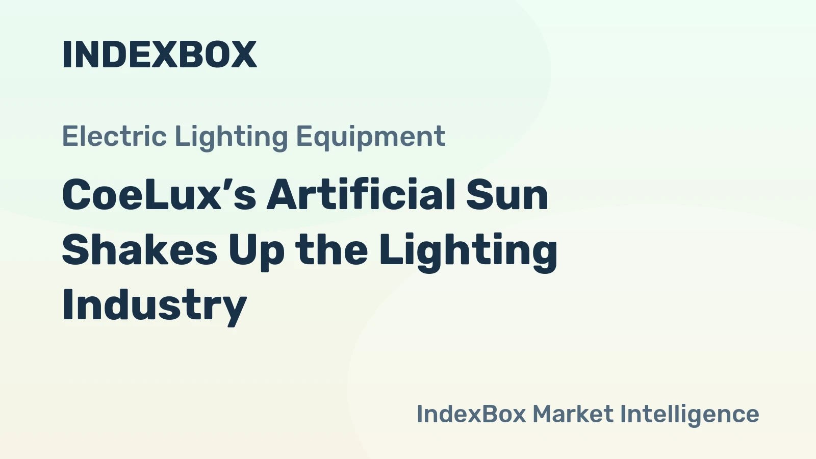 CoeLux’s Artificial Sun Shakes Up the Lighting Industry