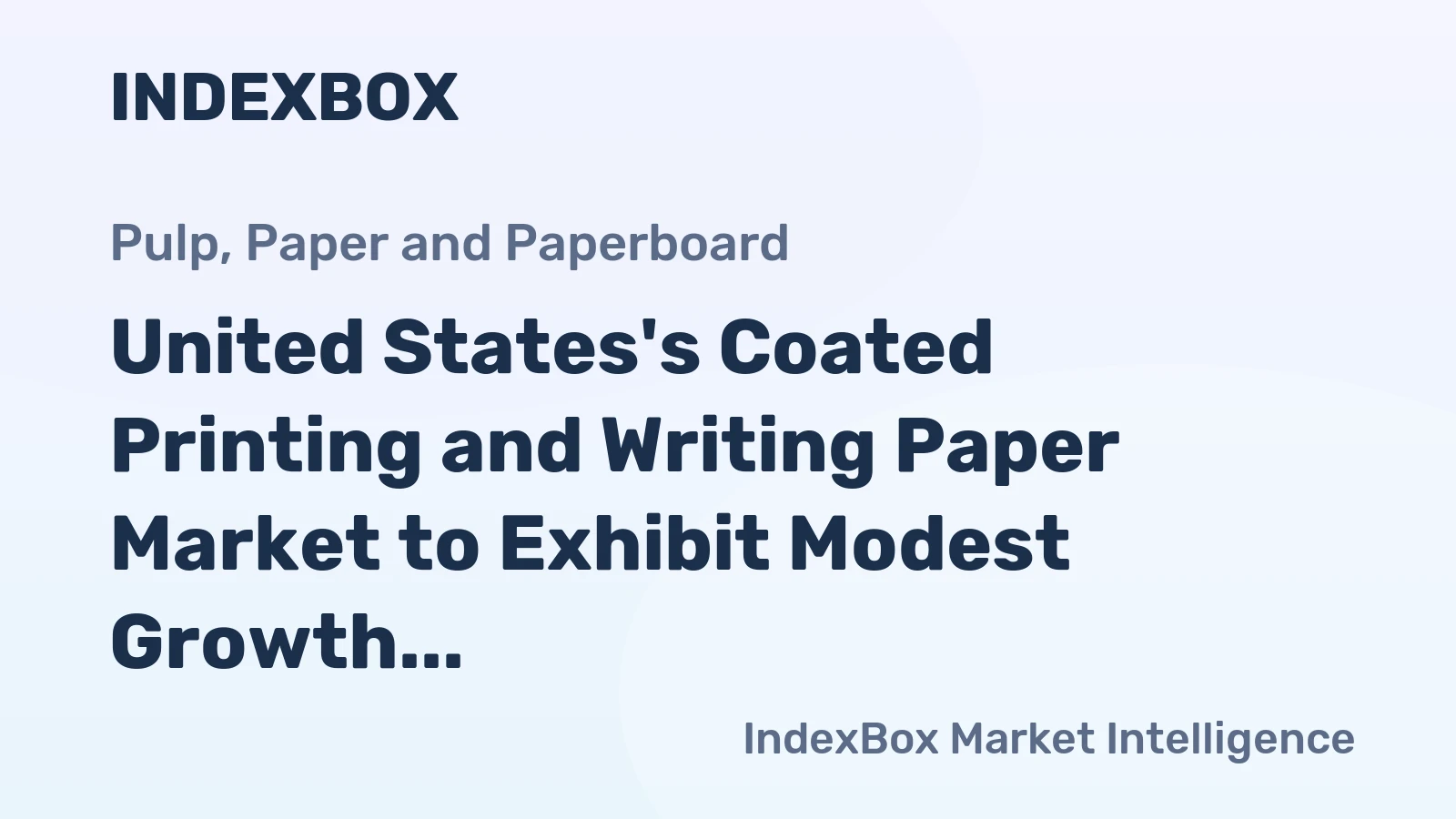 United States's Coated Printing and Writing Paper Market to Exhibit Modest Growth with CAGR of +2.4% from 2024 to 2035