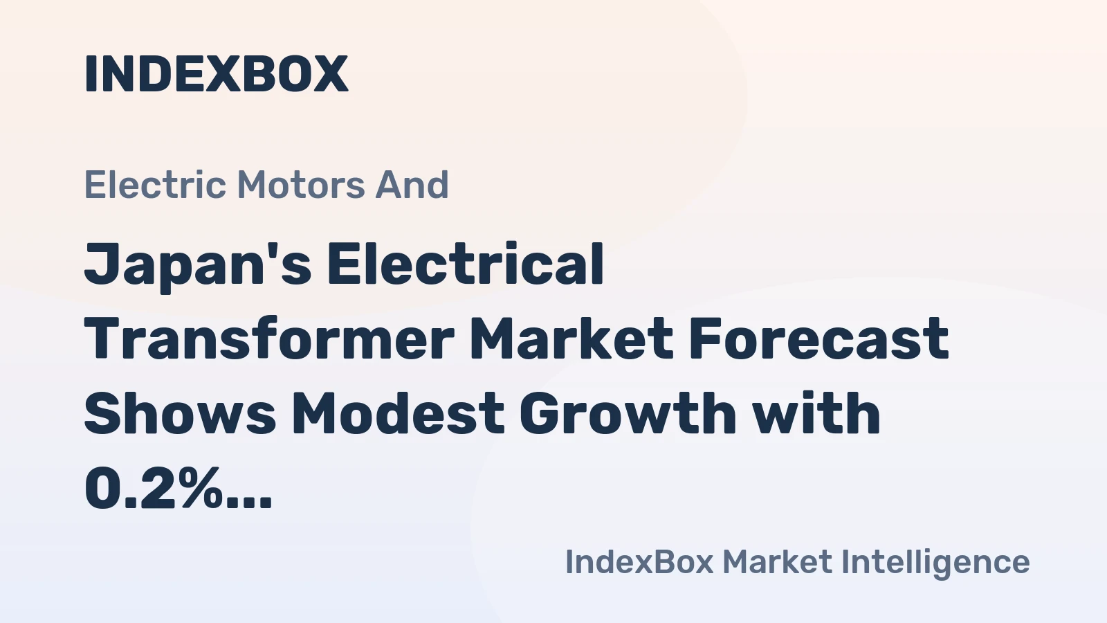 Japan's Electrical Transformer Market Forecast Shows Modest Growth with 0.2% Volume CAGR Through 2035