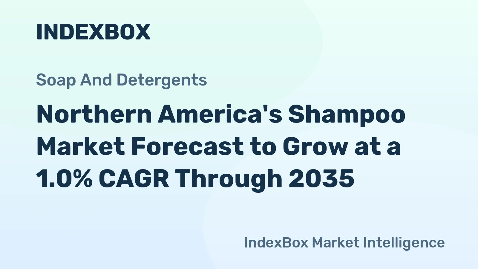 Northern America's Shampoo Market Forecast to Grow at a 1.0% CAGR Through 2035