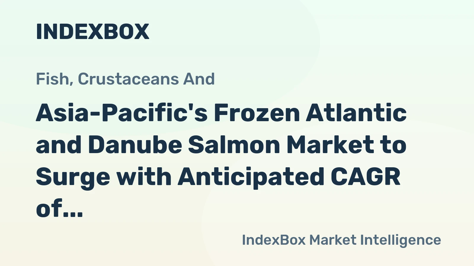Asia-Pacific's Frozen Atlantic and Danube Salmon Market to Surge with Anticipated CAGR of +2.1% in Volume and +3.5% in Value by 2035