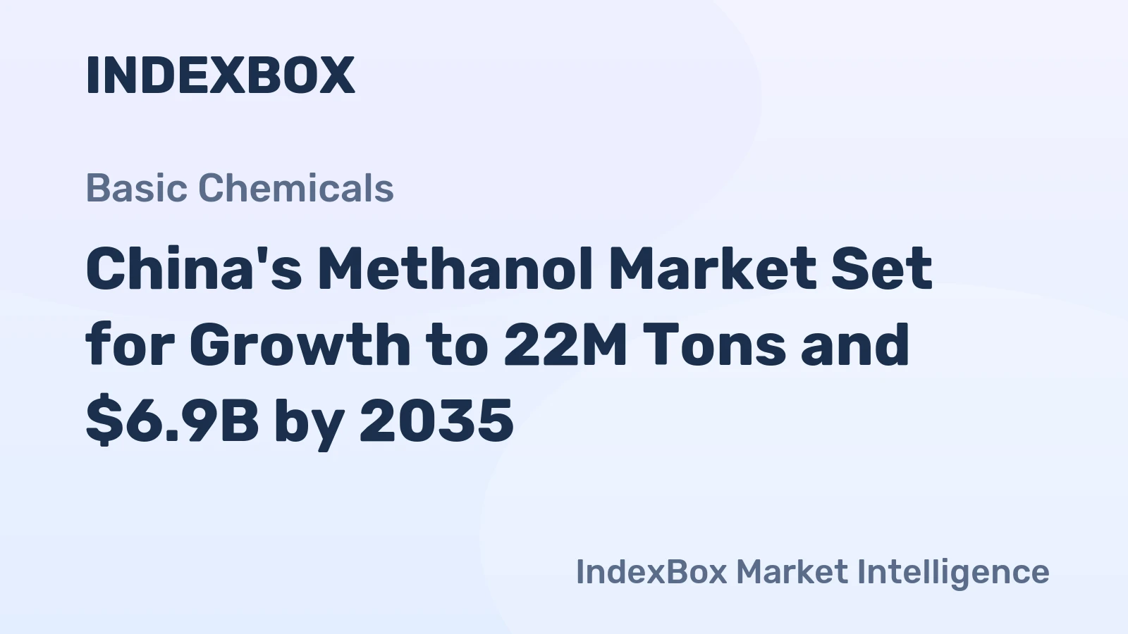 China's Methanol Market Set for Growth to 22M Tons and $6.9B by 2035