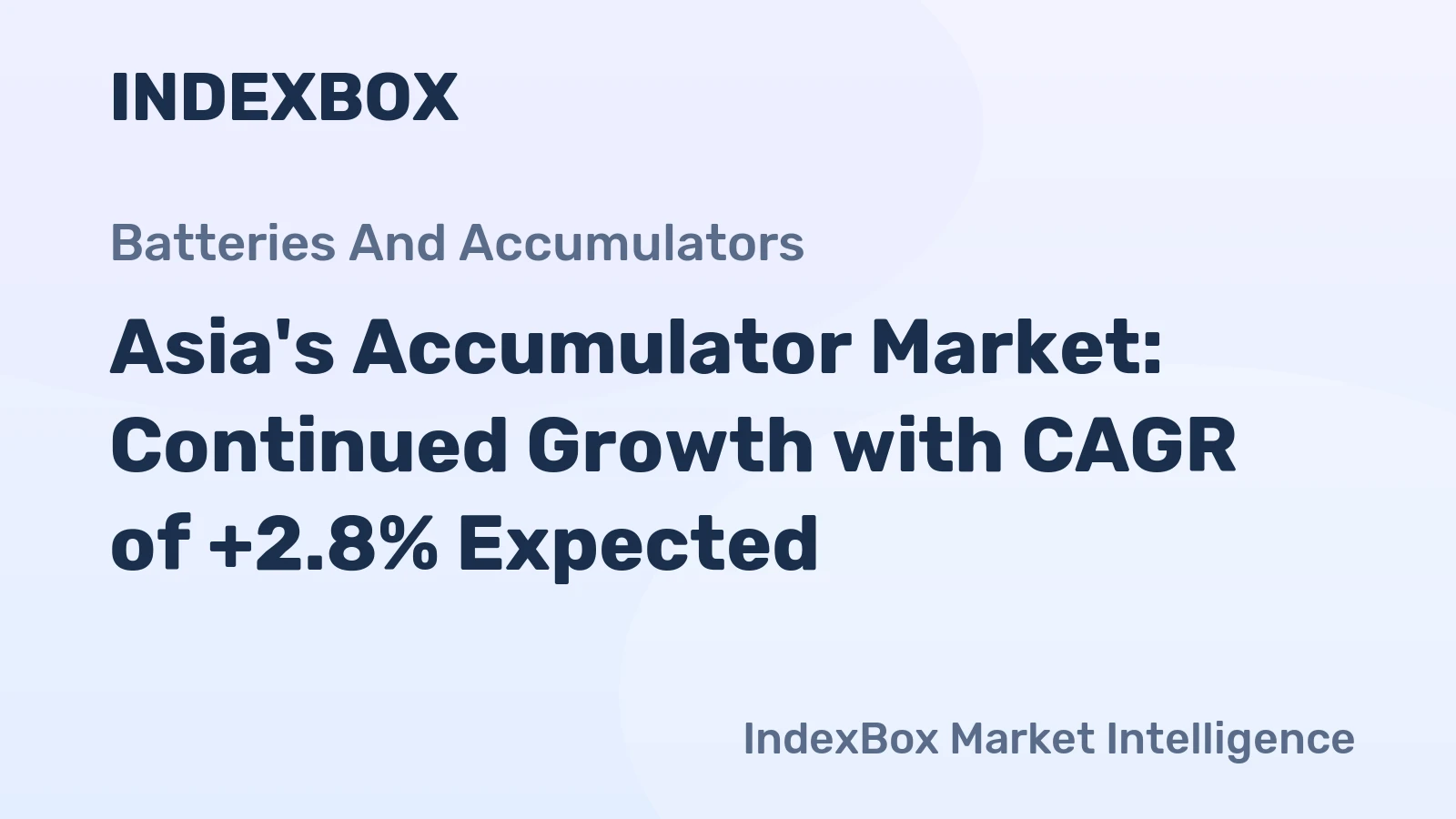Asia's Accumulator Market: Continued Growth with CAGR of +2.8% Expected