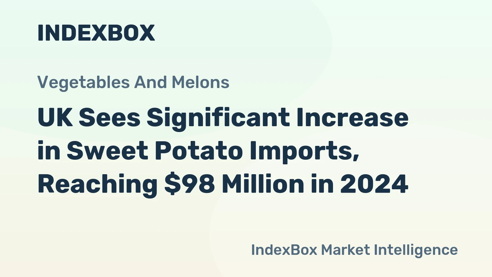 UK Sees Significant Increase in Sweet Potato Imports, Reaching $98 Million in 2024