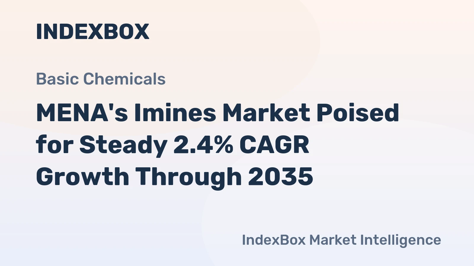 MENA's Imines Market Poised for Steady 2.4% CAGR Growth Through 2035