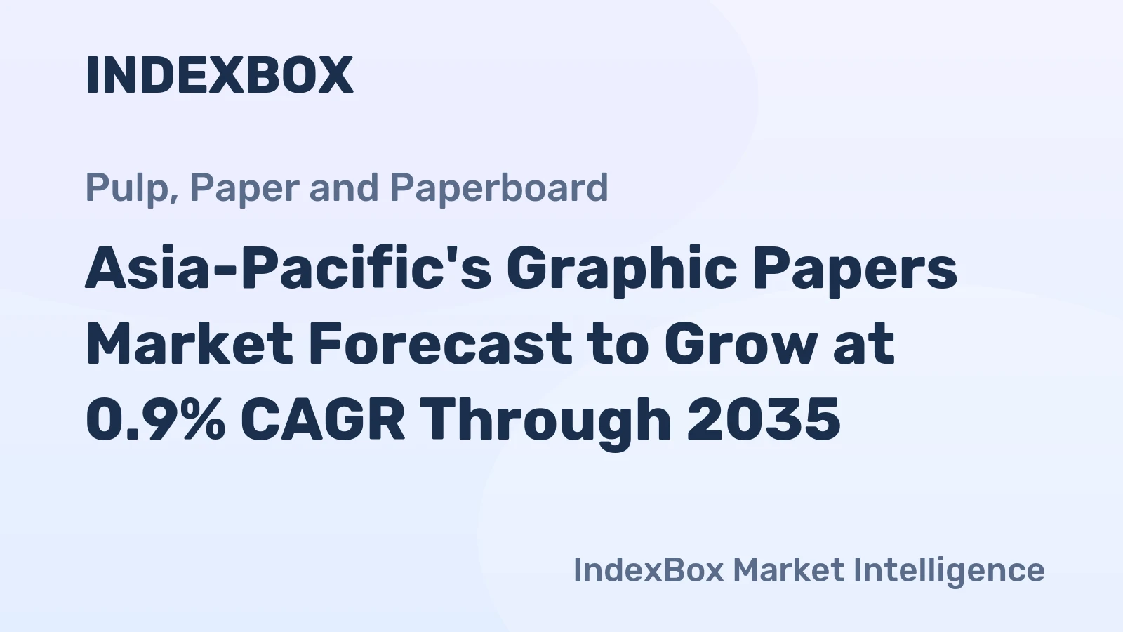 Asia-Pacific's Graphic Papers Market Forecast to Grow at 0.9% CAGR Through 2035