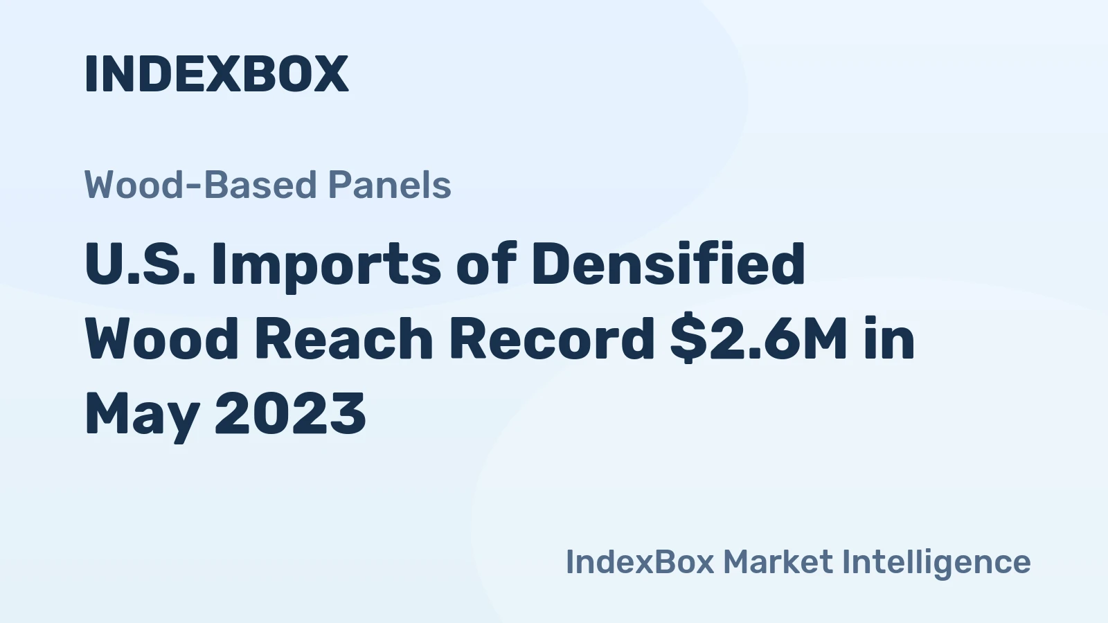 U.S. Imports of Densified Wood Reach Record $2.6M in May 2023