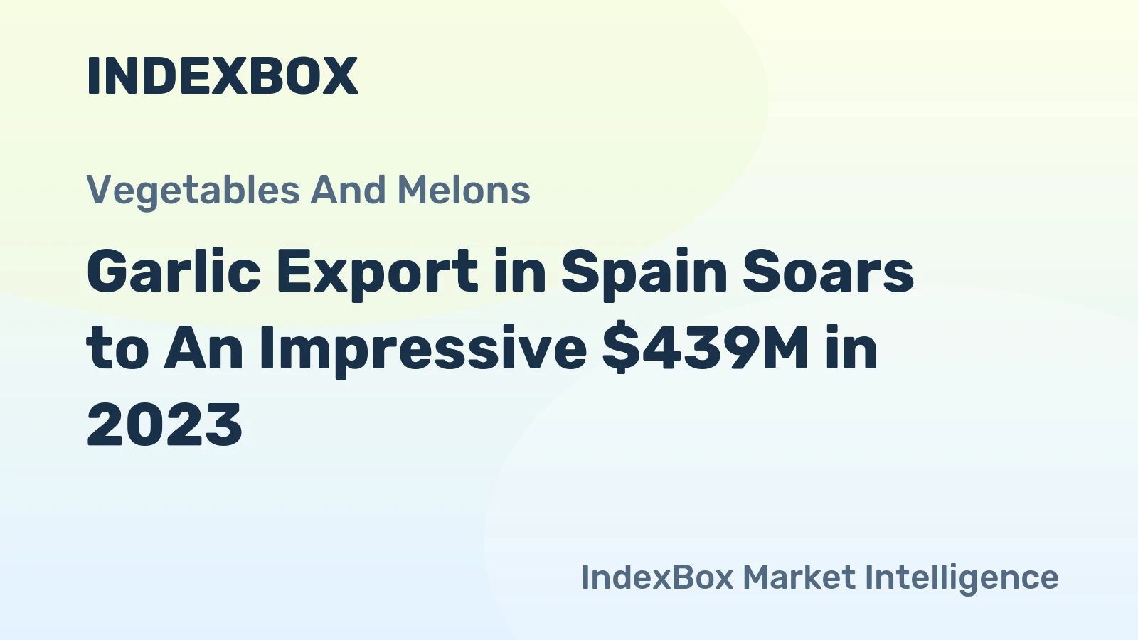 Garlic Export in Spain Soars to An Impressive $439M in 2023