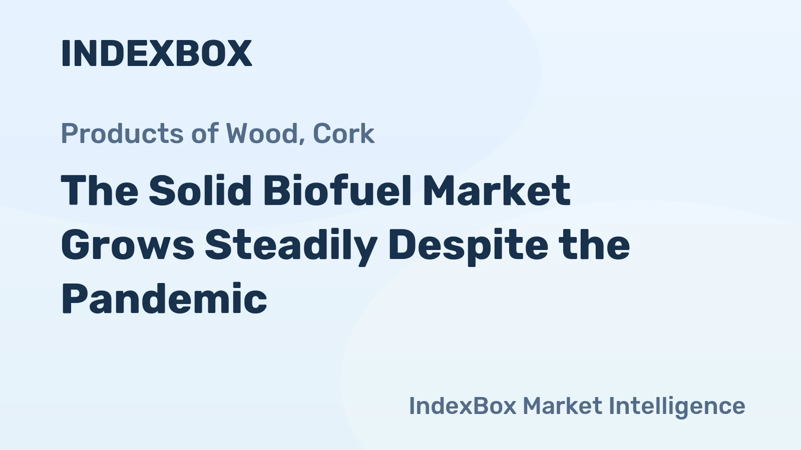 The Solid Biofuel Market Grows Steadily Despite the Pandemic 