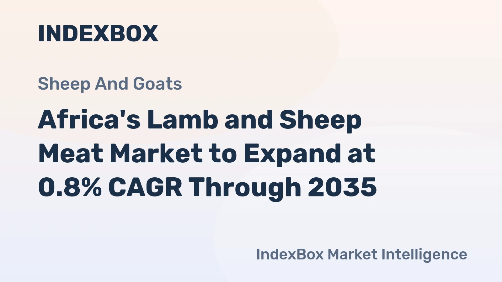 Africa's Lamb and Sheep Meat Market to Expand at 0.8% CAGR Through 2035