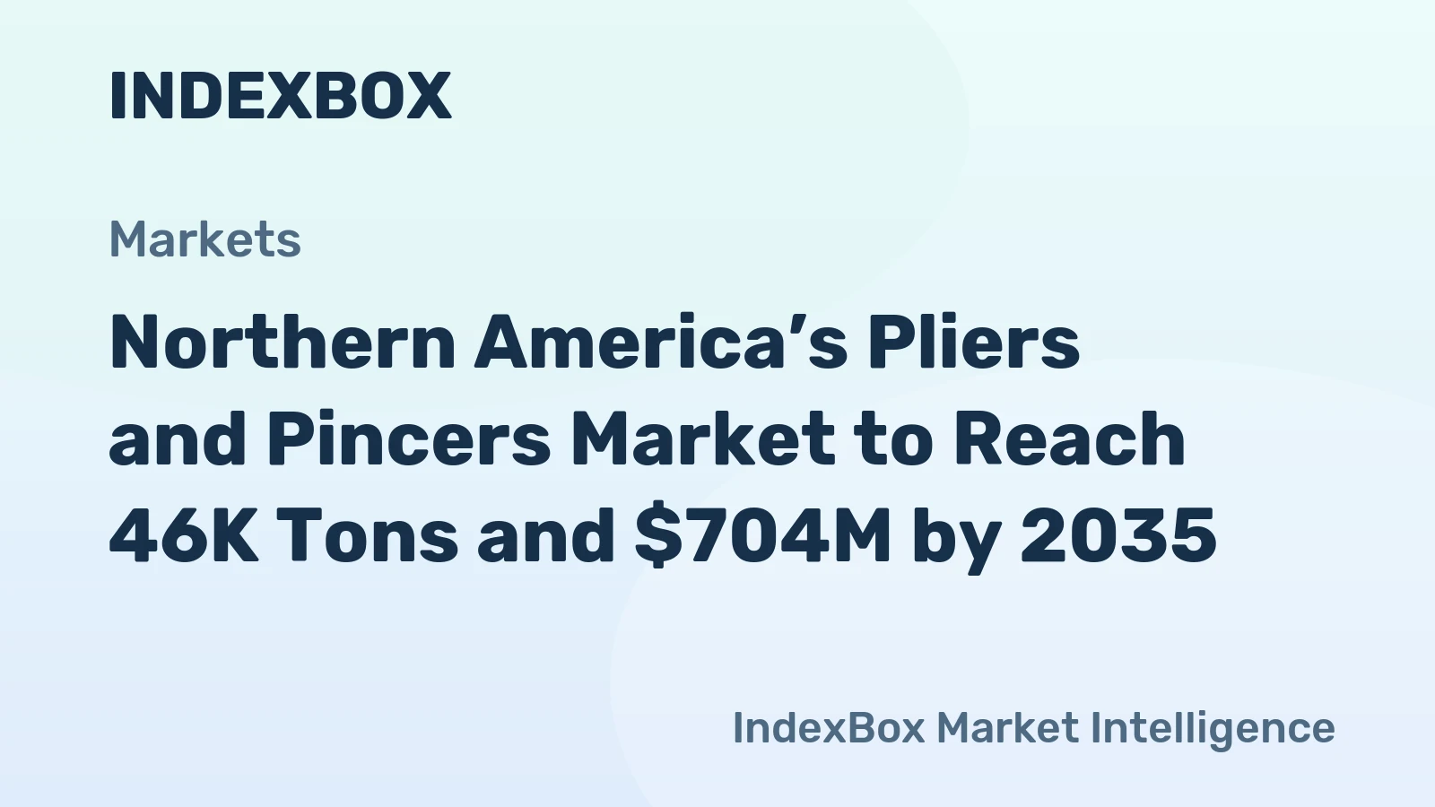 Northern America’s Pliers and Pincers Market to Reach 46K Tons and $704M by 2035