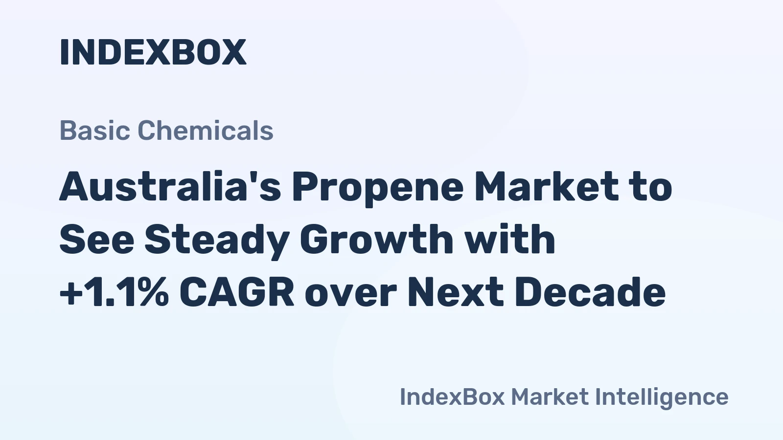 Australia's Propene Market to See Steady Growth with +1.1% CAGR over Next Decade