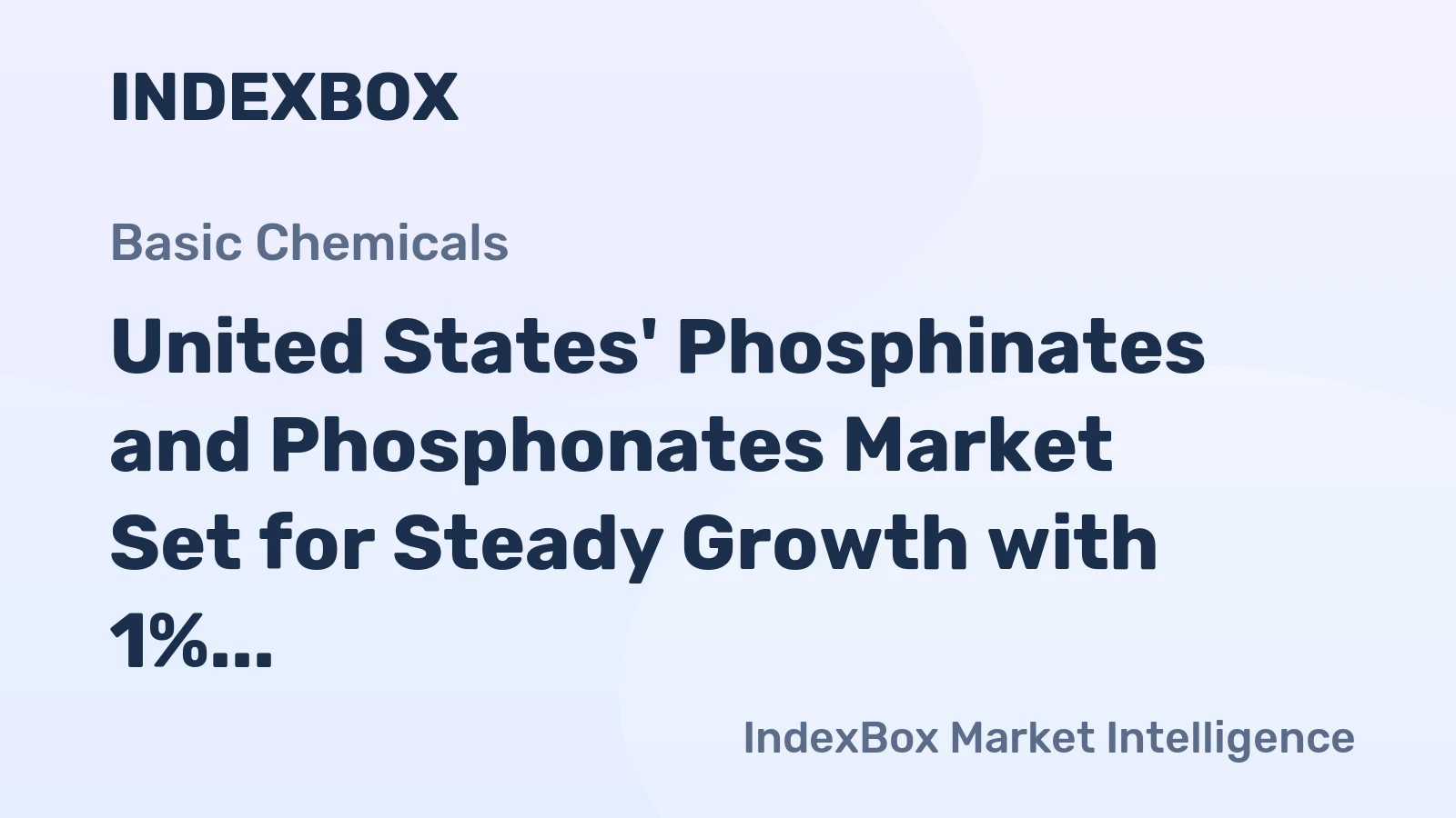 United States' Phosphinates and Phosphonates Market Set for Steady Growth with 1% Volume CAGR Through 2035