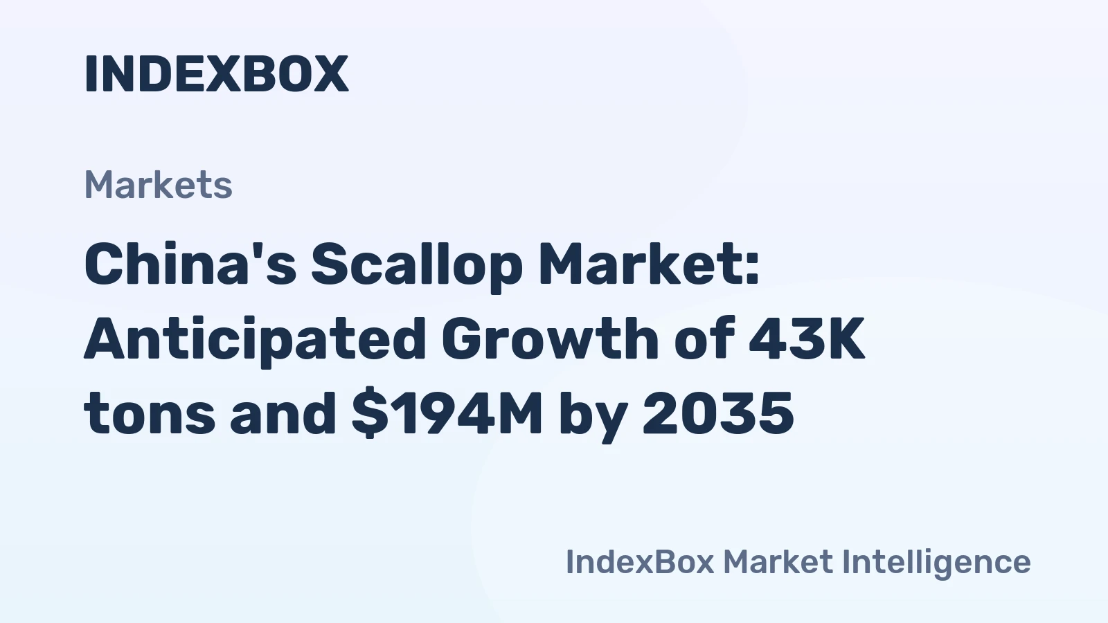 China's Scallop Market: Anticipated Growth of 43K tons and $194M by 2035