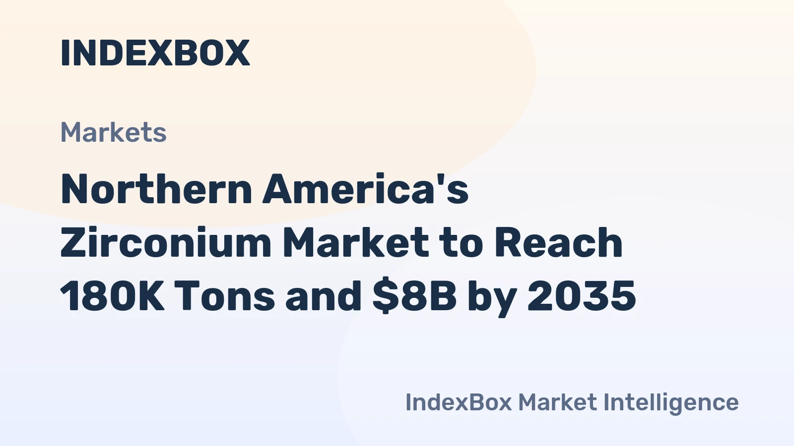 Northern America's Zirconium Market to Reach 180K Tons and $8B by 2035