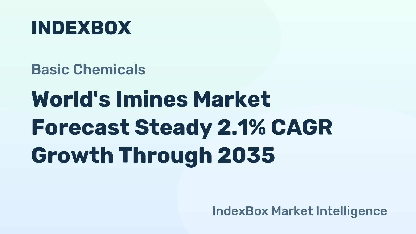 World's Imines Market Forecast Steady 2.1% CAGR Growth Through 2035