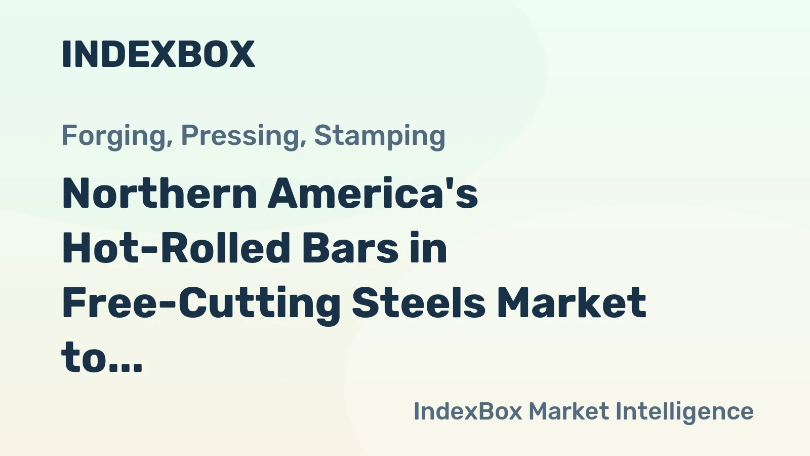 Northern America's Hot-Rolled Bars in Free-Cutting Steels Market to Grow at 1.5% CAGR, Reaching $77M by 2035