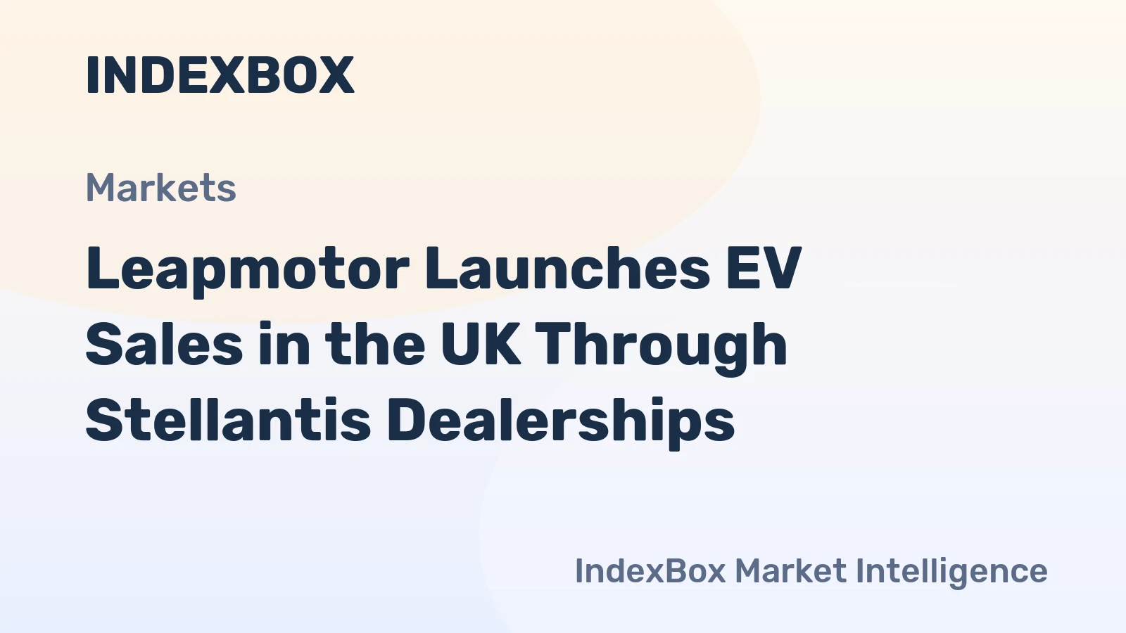 Leapmotor Launches EV Sales in the UK Through Stellantis Dealerships