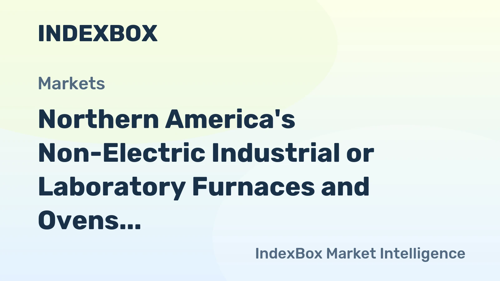 Northern America's Non-Electric Industrial or Laboratory Furnaces and Ovens Market to Grow at CAGR of +0.3% from 2024 to 2035