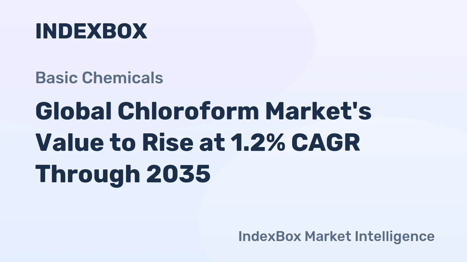 Global Chloroform Market's Value to Rise at 1.2% CAGR Through 2035