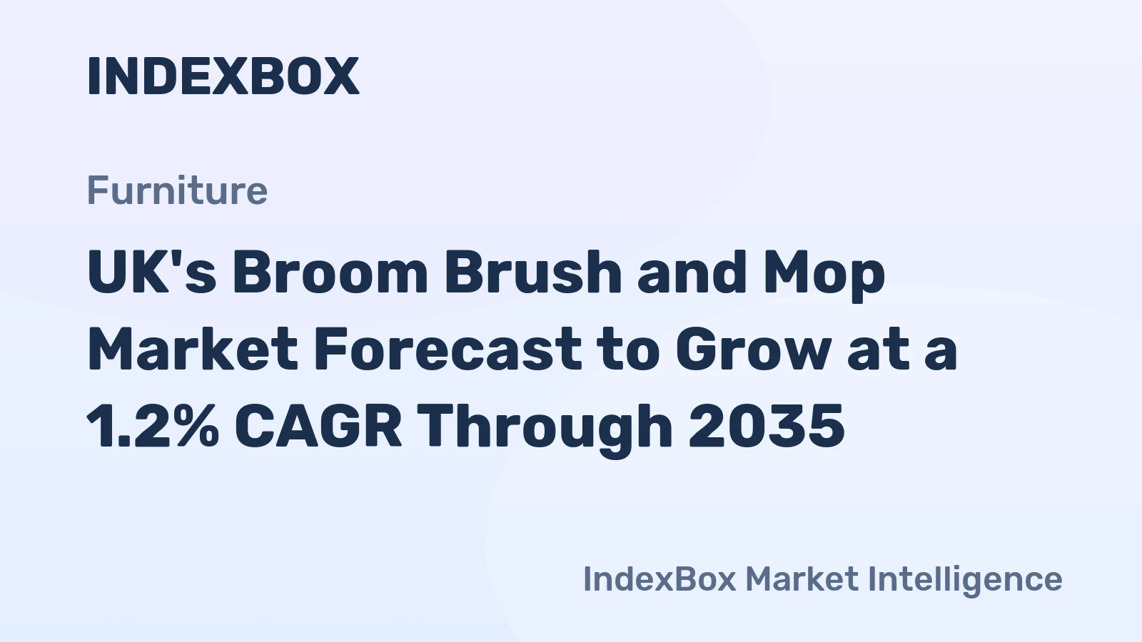 UK's Broom Brush and Mop Market Forecast to Grow at a 1.2% CAGR Through 2035