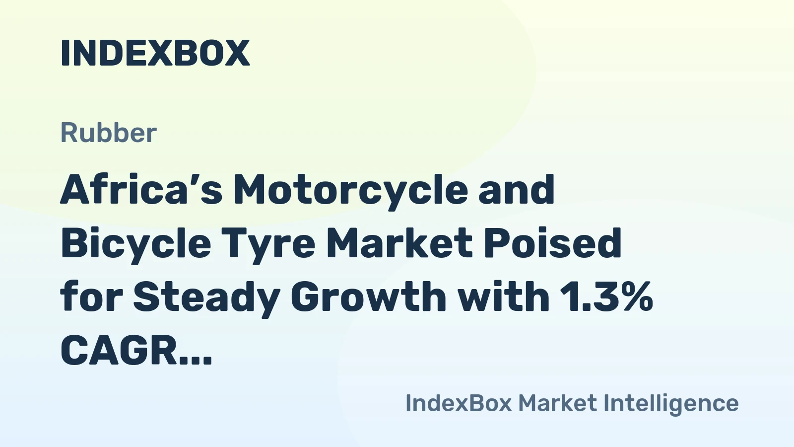 Africa’s Motorcycle and Bicycle Tyre Market Poised for Steady Growth with 1.3% CAGR in Value