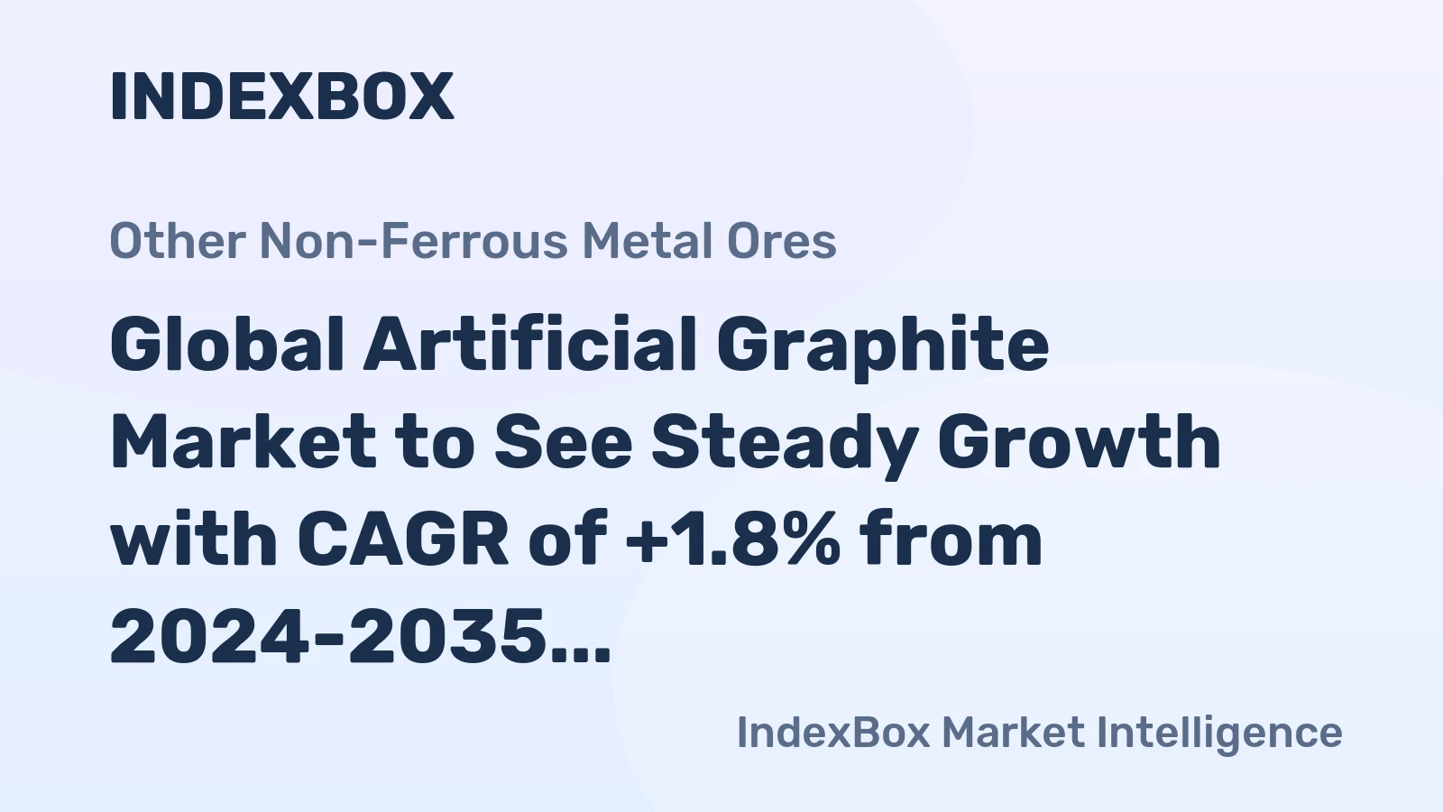 Global Artificial Graphite Market to See Steady Growth with CAGR of +1.8% from 2024-2035