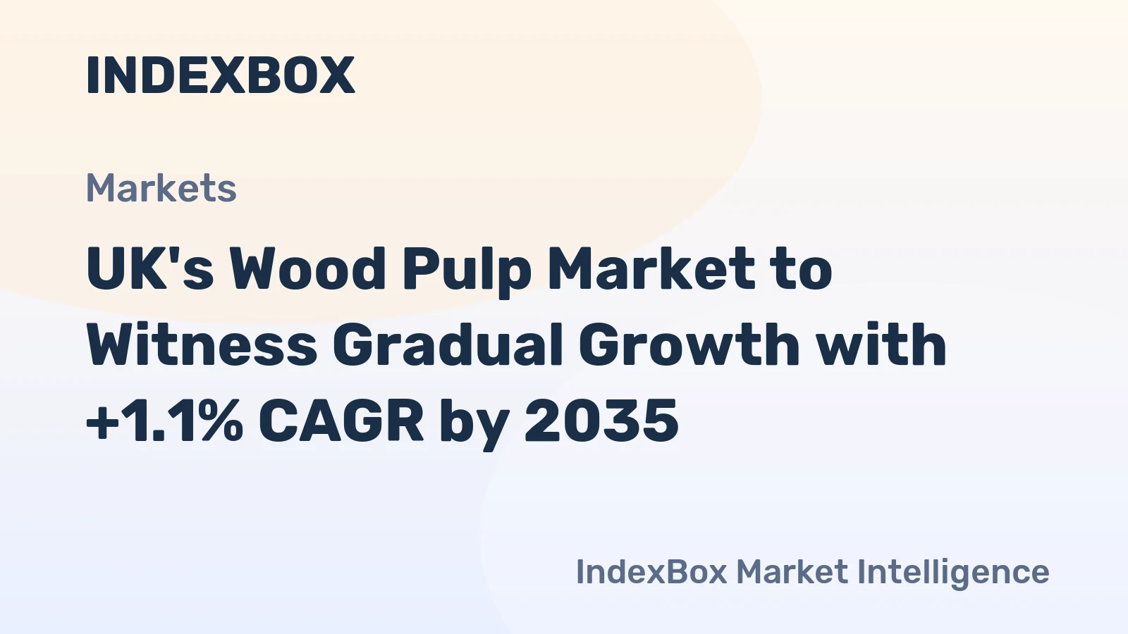UK's Wood Pulp Market to Witness Gradual Growth with +1.1% CAGR by 2035