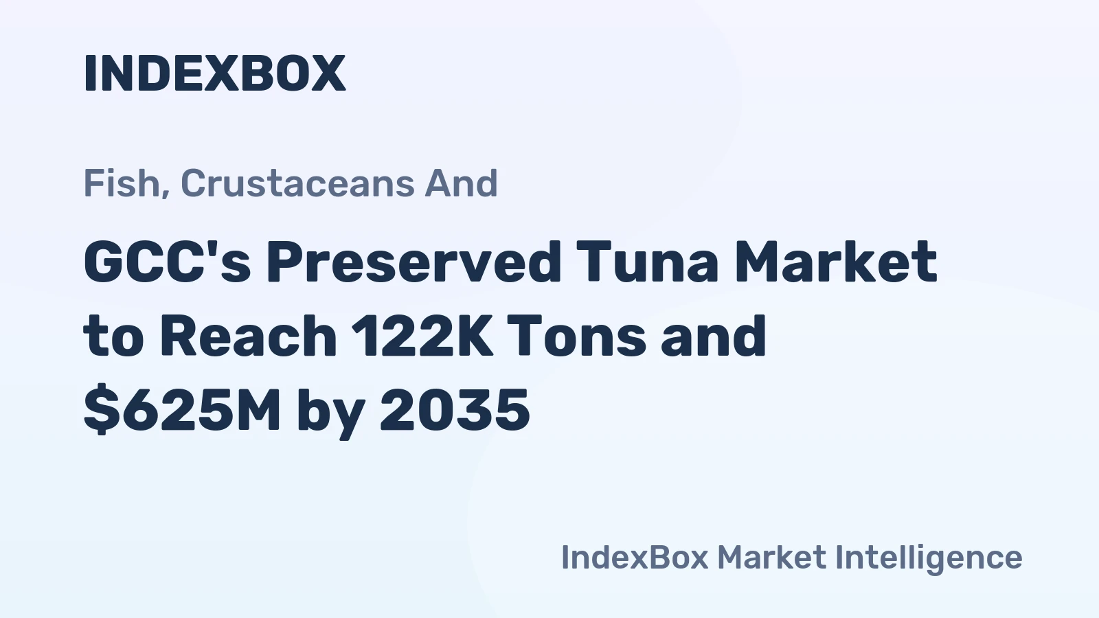 GCC's Preserved Tuna Market to Reach 122K Tons and $625M by 2035