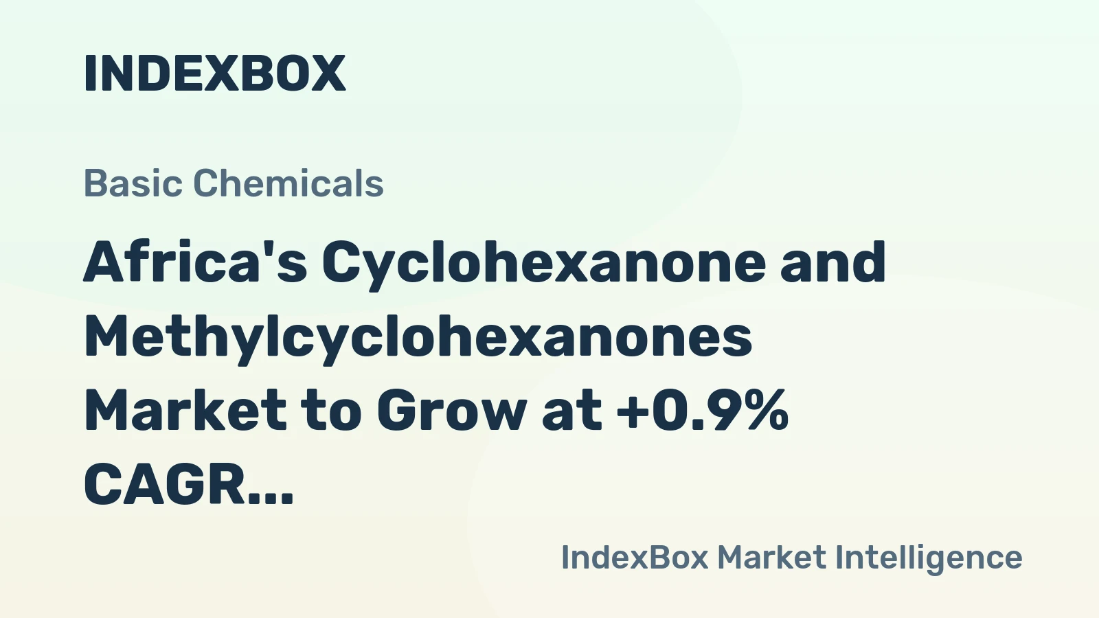 Africa's Cyclohexanone and Methylcyclohexanones Market to Grow at +0.9% CAGR through 2035
