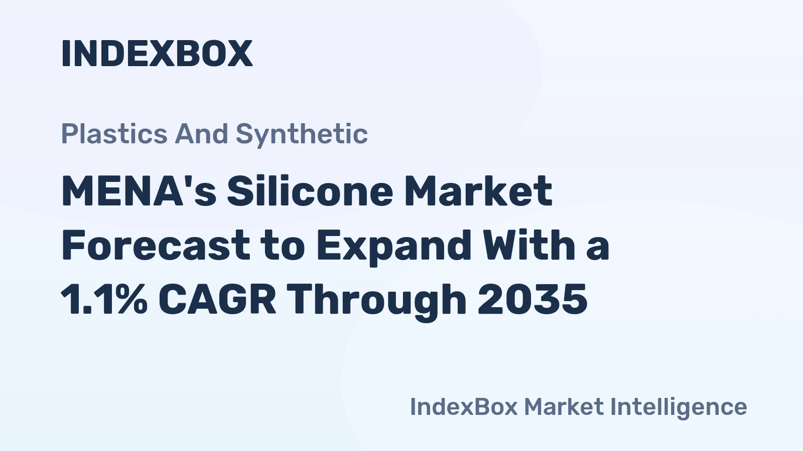 MENA's Silicone Market Forecast to Expand With a 1.1% CAGR Through 2035