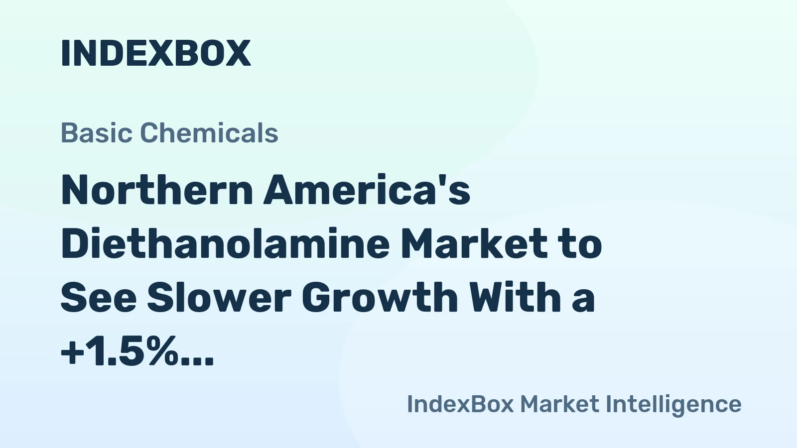 Northern America's Diethanolamine Market to See Slower Growth With a +1.5% Value CAGR Through 2035