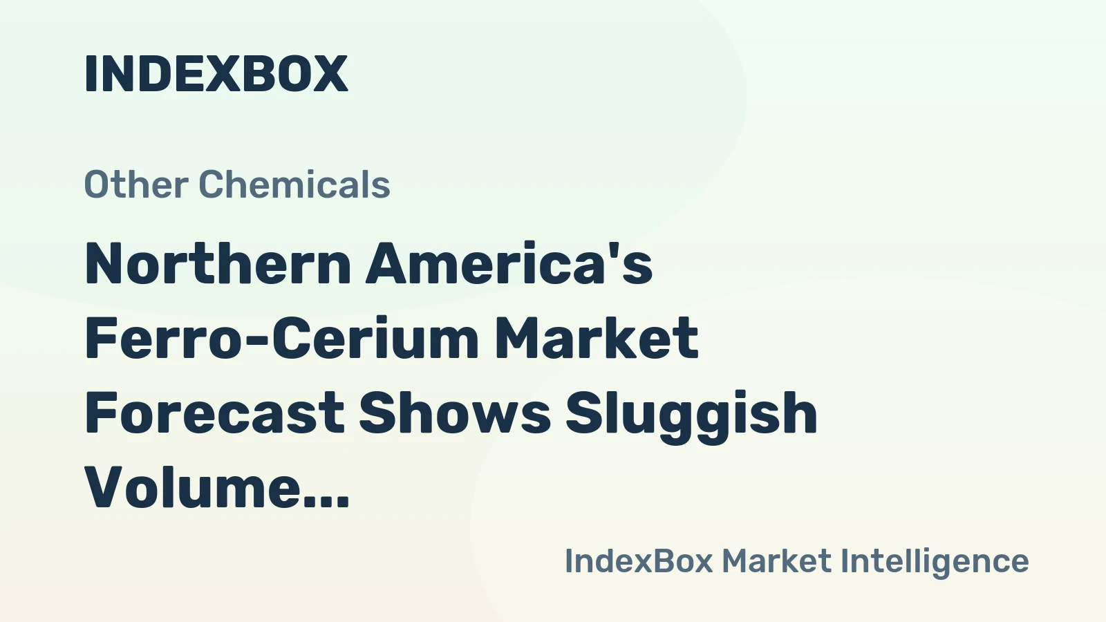 Northern America's Ferro-Cerium Market Forecast Shows Sluggish Volume Growth at +0.3% CAGR Through 2035