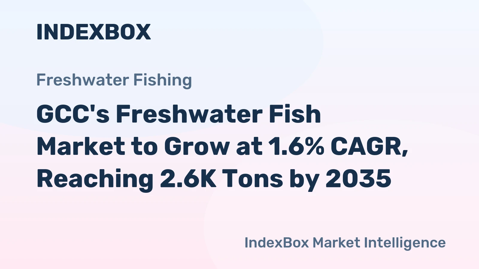 GCC's Freshwater Fish Market to Grow at 1.6% CAGR, Reaching 2.6K Tons by 2035